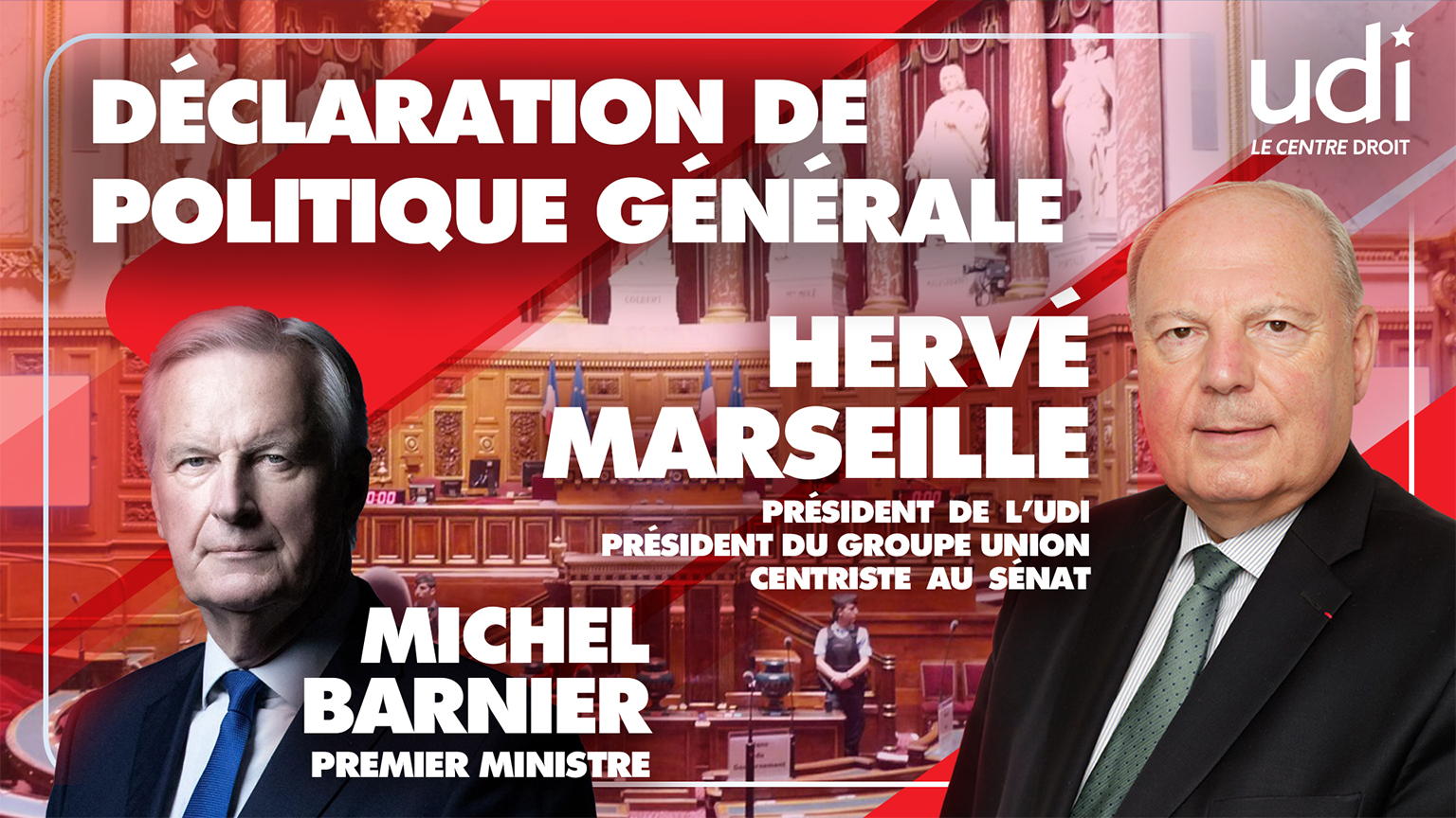 Réponse d'Hervé Marseille à la déclaration de politique générale du ...